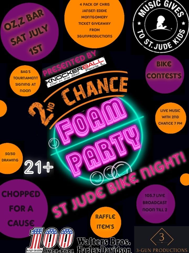 Foam Party with 2nd Chance LIVE! Walters Brothers, Chopped for a Cause ...