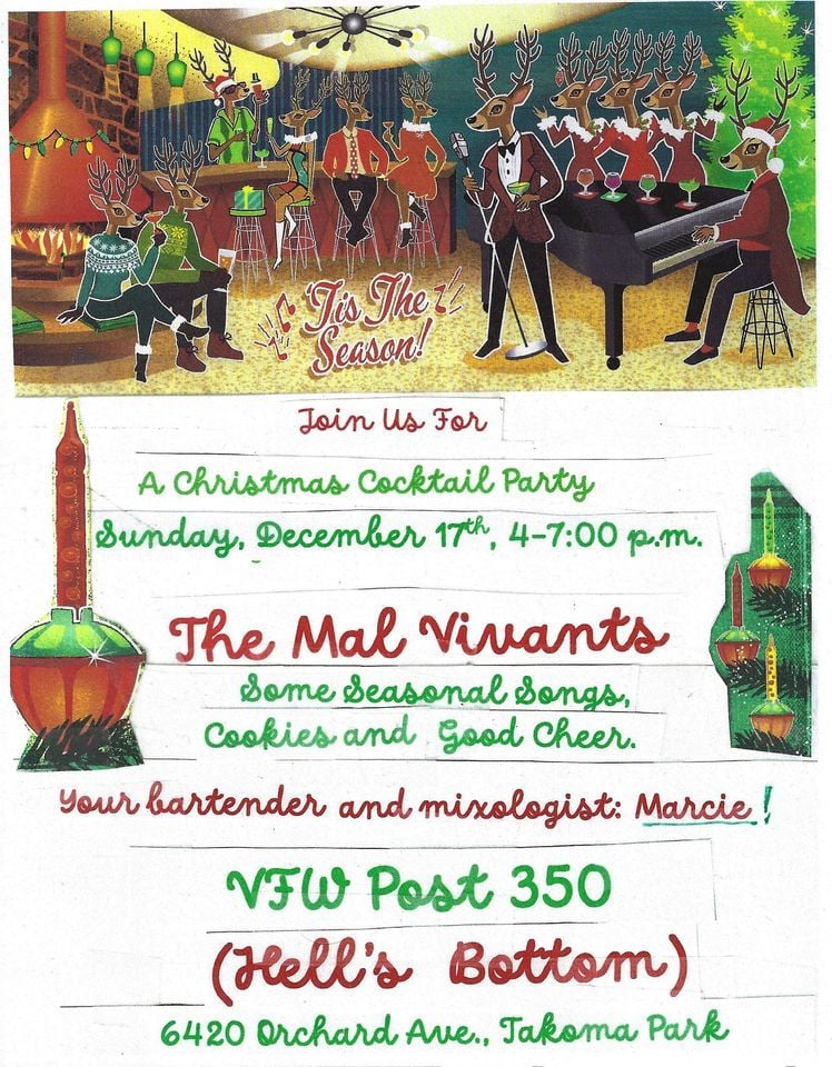 Christmas Cocktail Party featuring The Mal Vivants , VFW POST 350 ...