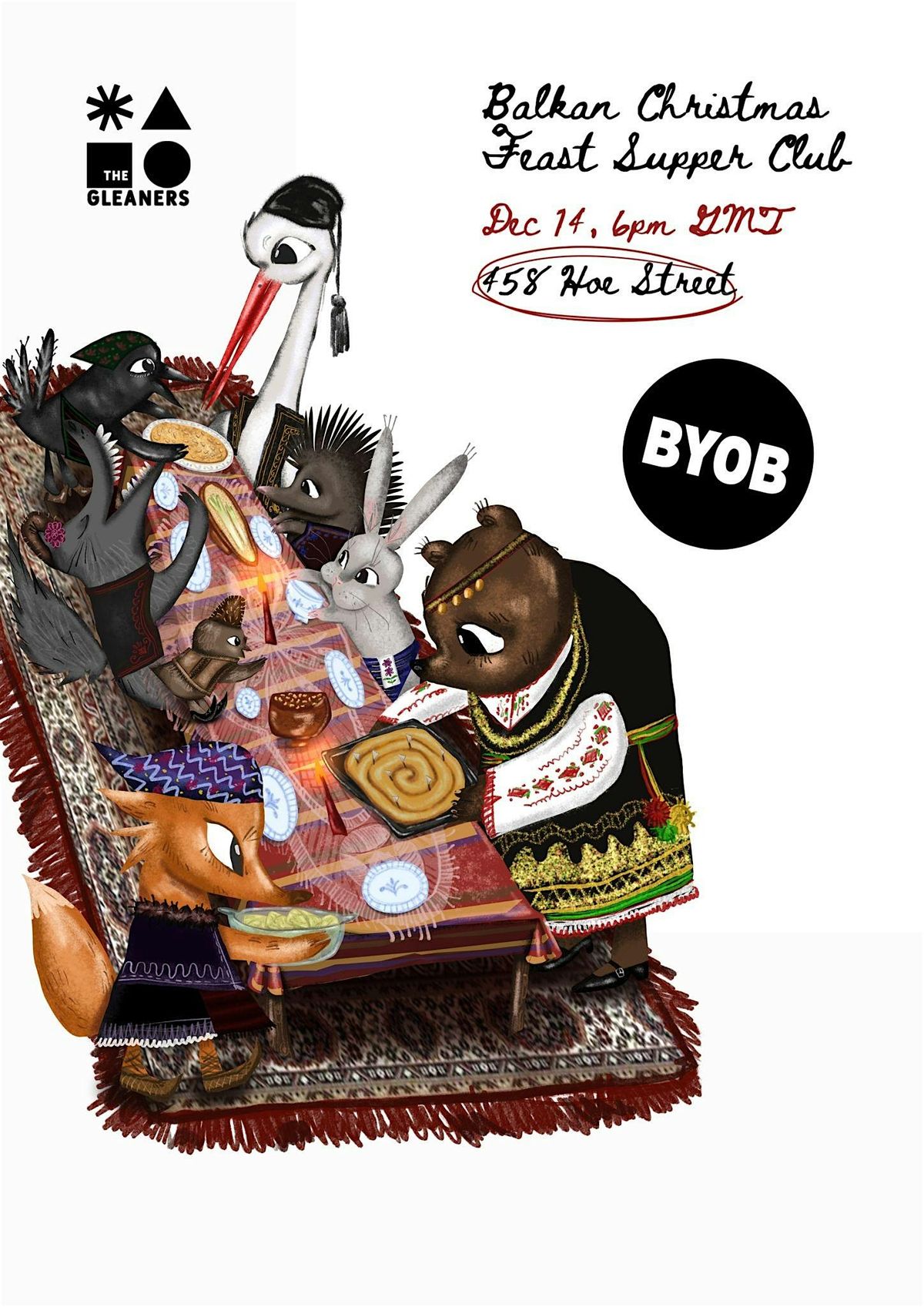 Balkan Christmas Feast Supper Club at The Gleaners, The Gleaners Cafe ...