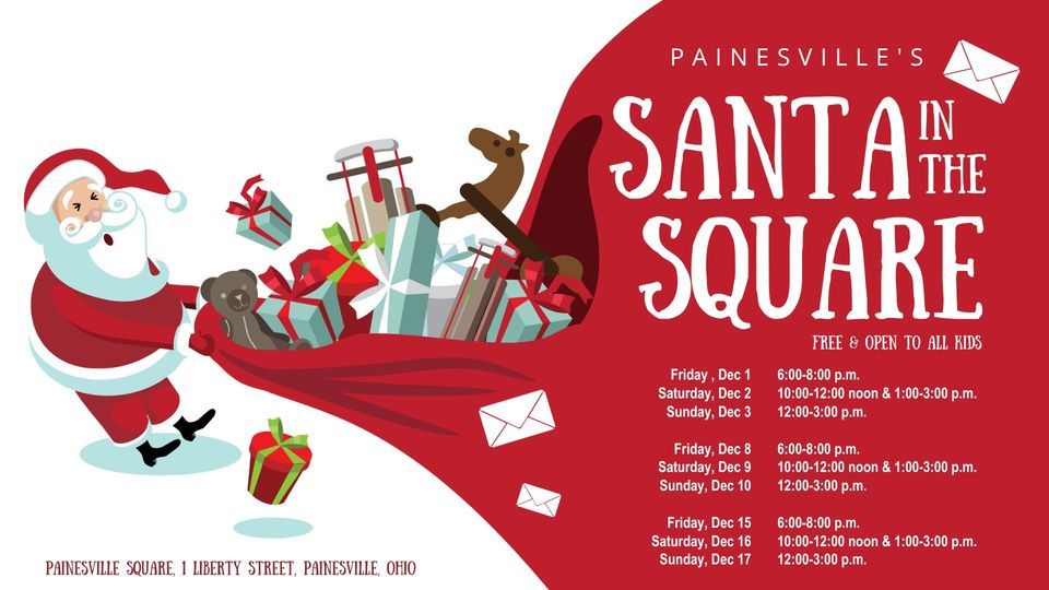Painesvilles Santa in the Square, Painesville Square, 1 December 2023 ...