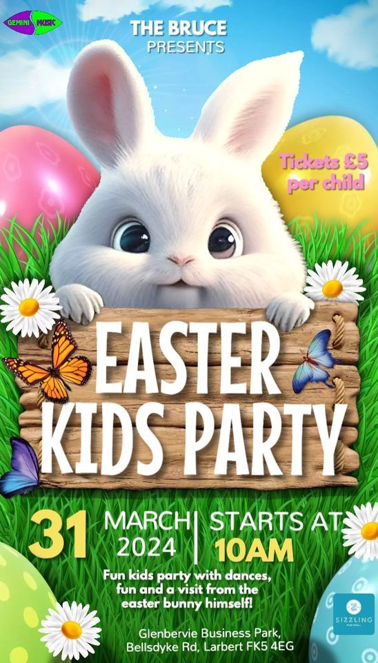 Kids Easter Party @TheBruce, The Bruce, Bonnybridge, March 31 2024 ...
