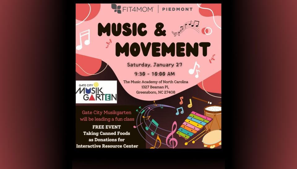 Fit4mom: Music & Movement with Gate City Musikgarten , The Music ...
