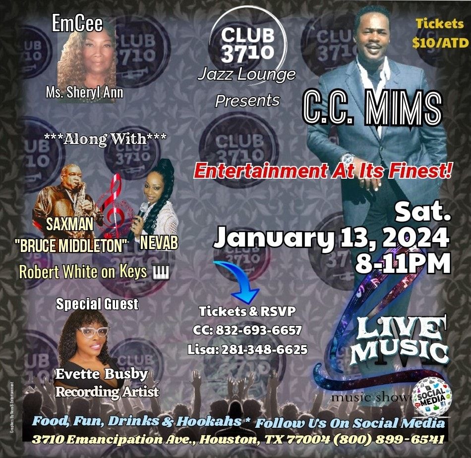 Club 3710 In Concert CC Mims w Sheryl A. NevaB Evette B. Bruce M., Club ...