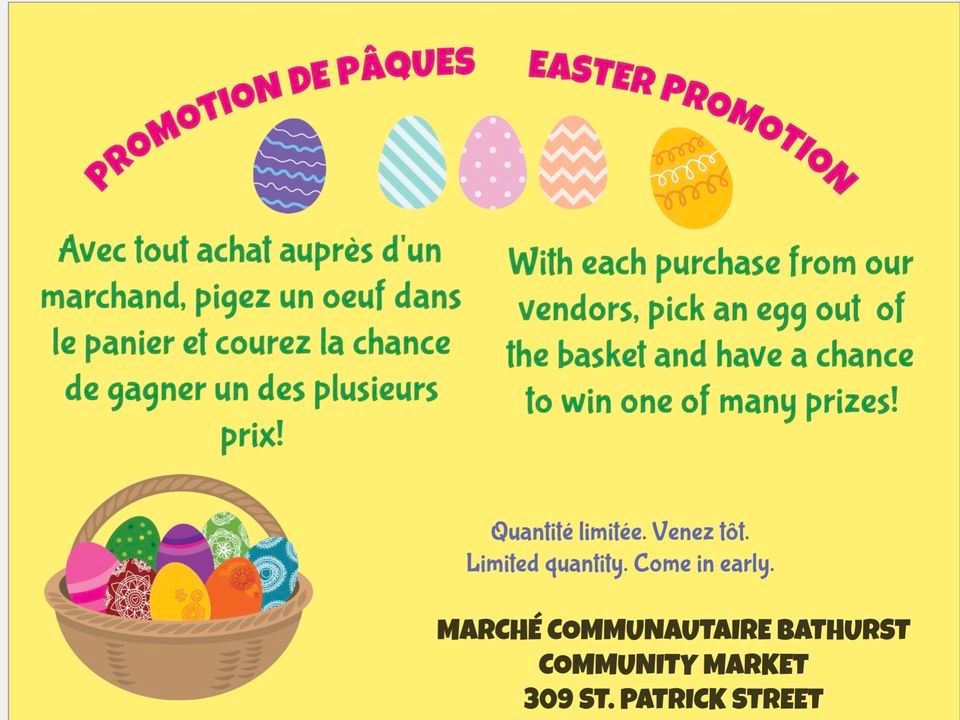 Easter Egg Extravaganza , 309 St. Patrick Street , Bathurst, NB, Canada ...