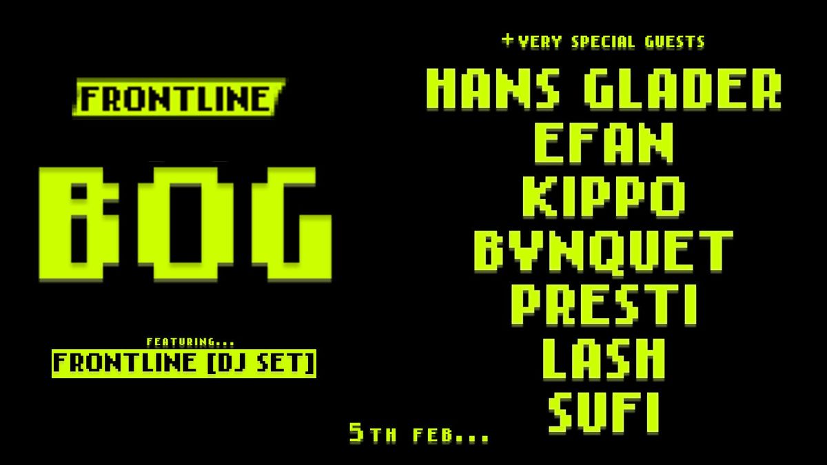 BOG Bristol x Frontline, Clock Factory, Bristol, 5 February 2026 ...