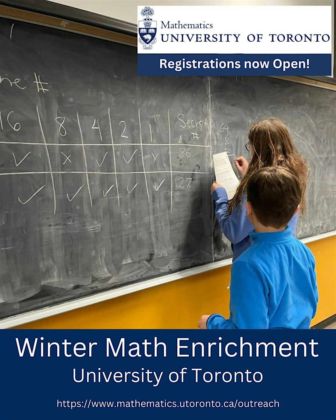 University of Toronto: Winter Math Enrichment, Bahen Centre for ...