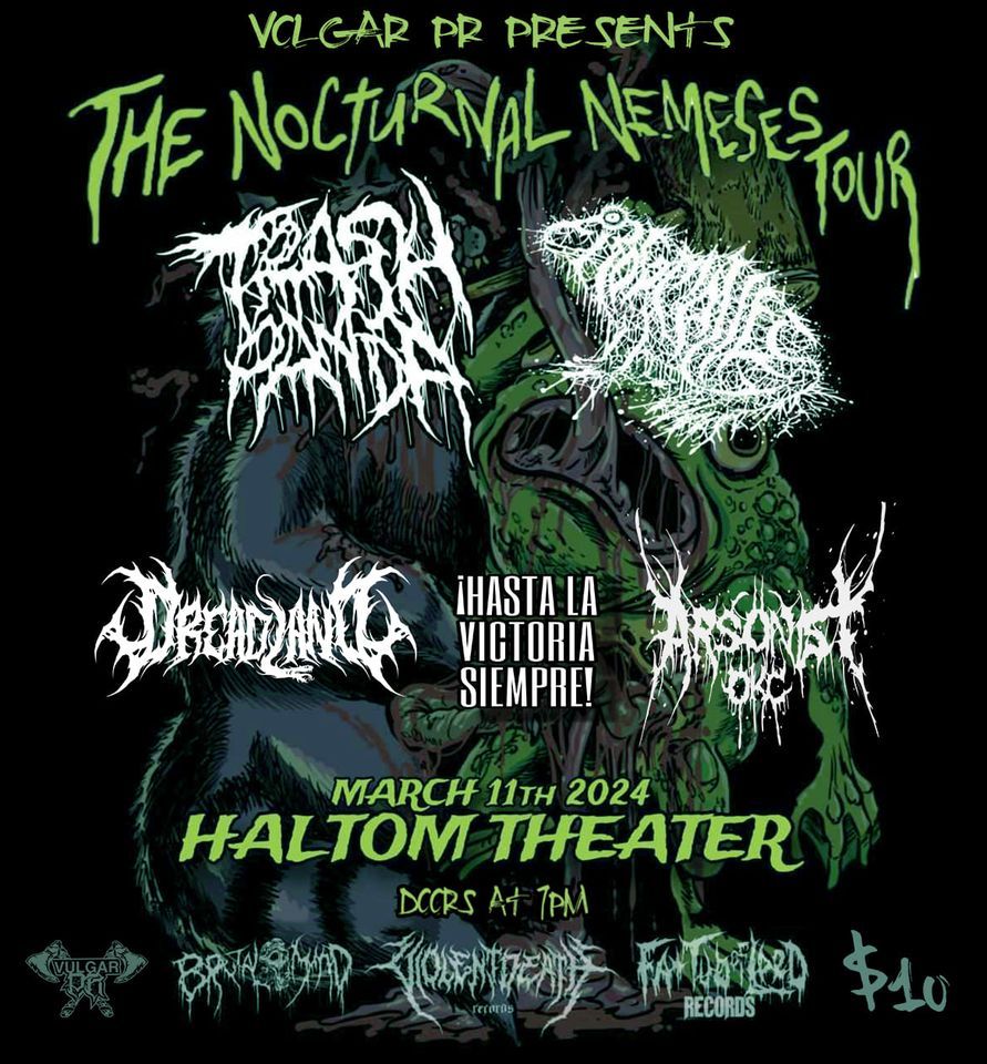 Nocturnal Nemeses Tour Ft. Trash Panda and Frog Mallet , Haltom Theater ...