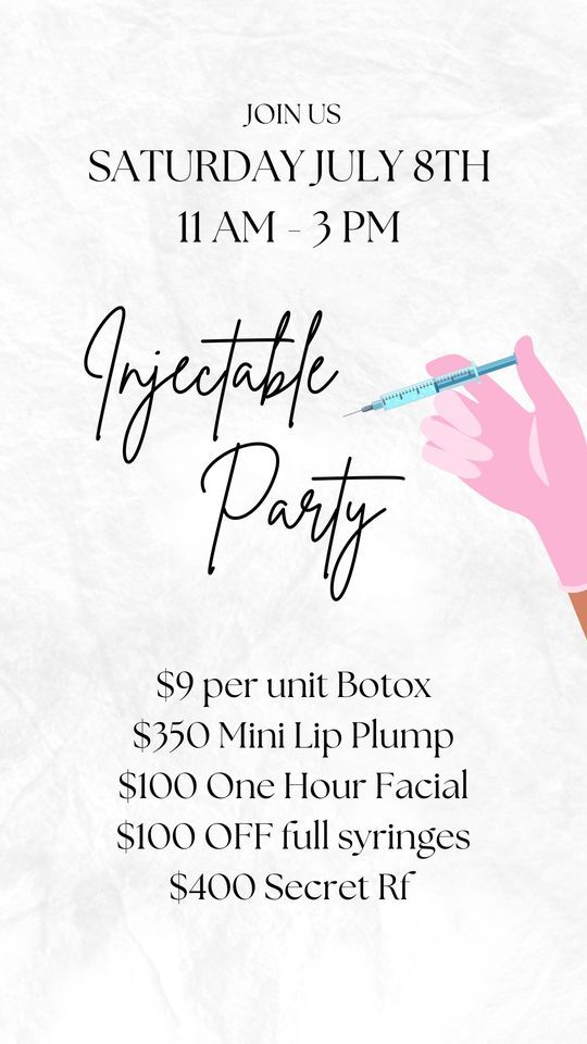 Injectable Party ??, 2401 Heritage Trace Pkwy ste 113, Fort Worth, TX ...