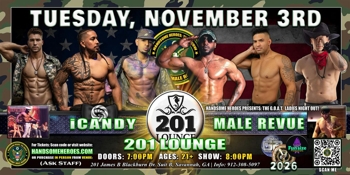 Savannah, GA - iCandy Male Revue @ 201 Lounge, 201 Lounge Savannah, 3 ...