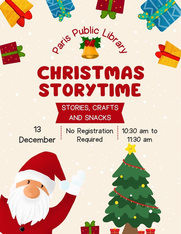 PPL Christmas Storytime , 326 S Main St, Paris, TX, December 13 2023 ...