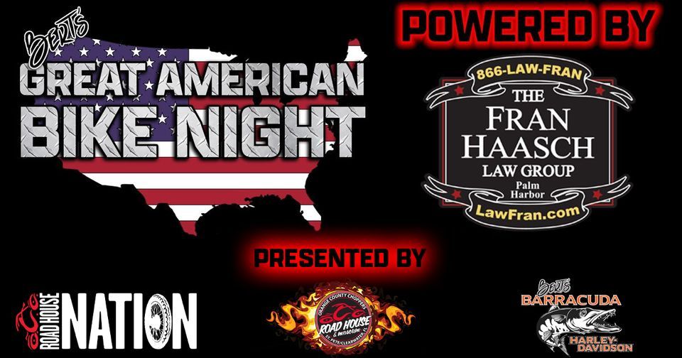 Berts Great American Bike NIght, OCC Road House, Largo, 21 December 2023 | AllEvents