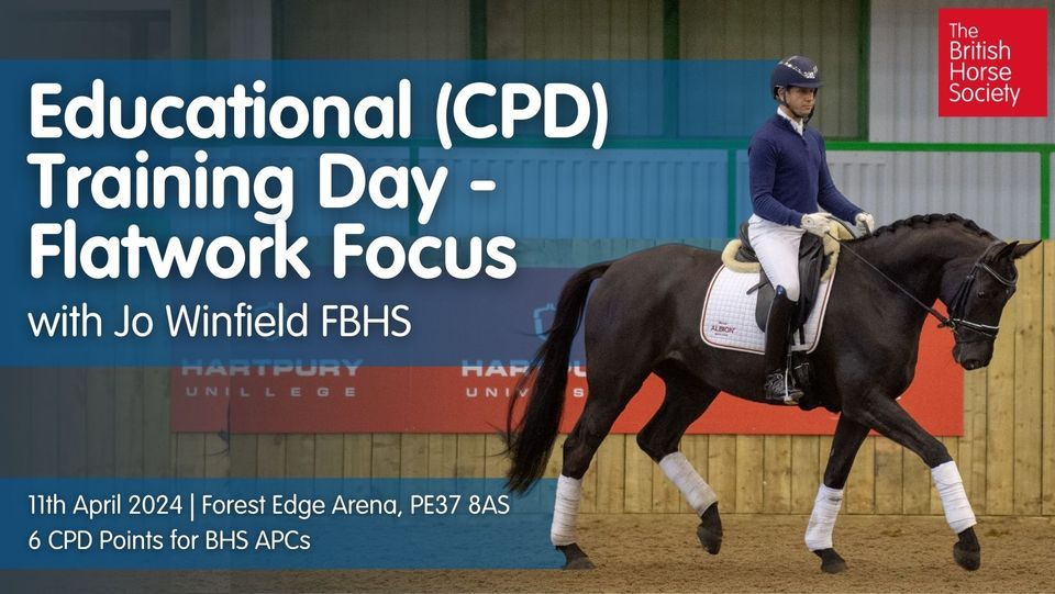 Educational (CPD) Training Day - Flatwork Focus with Jo Winfield FBHS ...