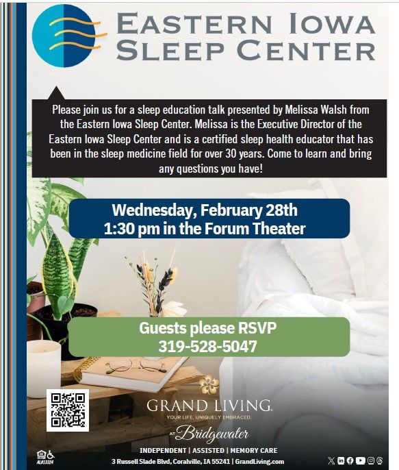 An Educational Seminar by Eastern Iowa Sleep Center , 3 Russell Slade ...