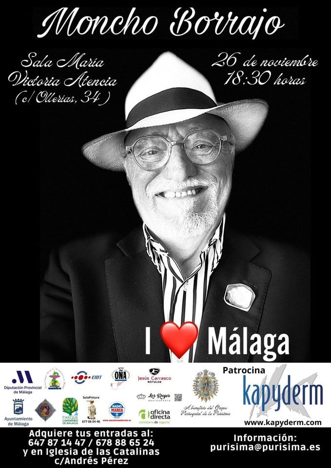 Moncho Borrajo I ️ Málaga , Centro Cultural María Victoria Atencia ...
