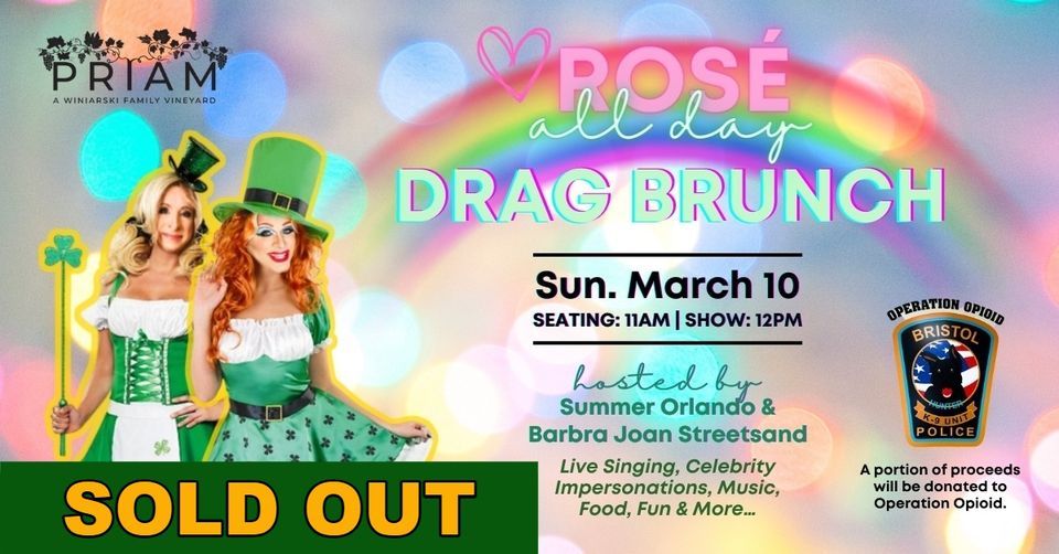 Rosé All Day Drag Brunch SOLD OUT, Priam Vineyards, Colchester, 10 ...