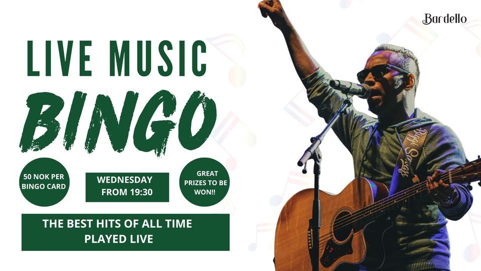 LIVE MUSIC BINGO, Bardello, Stavanger, 31 January 2024 | AllEvents