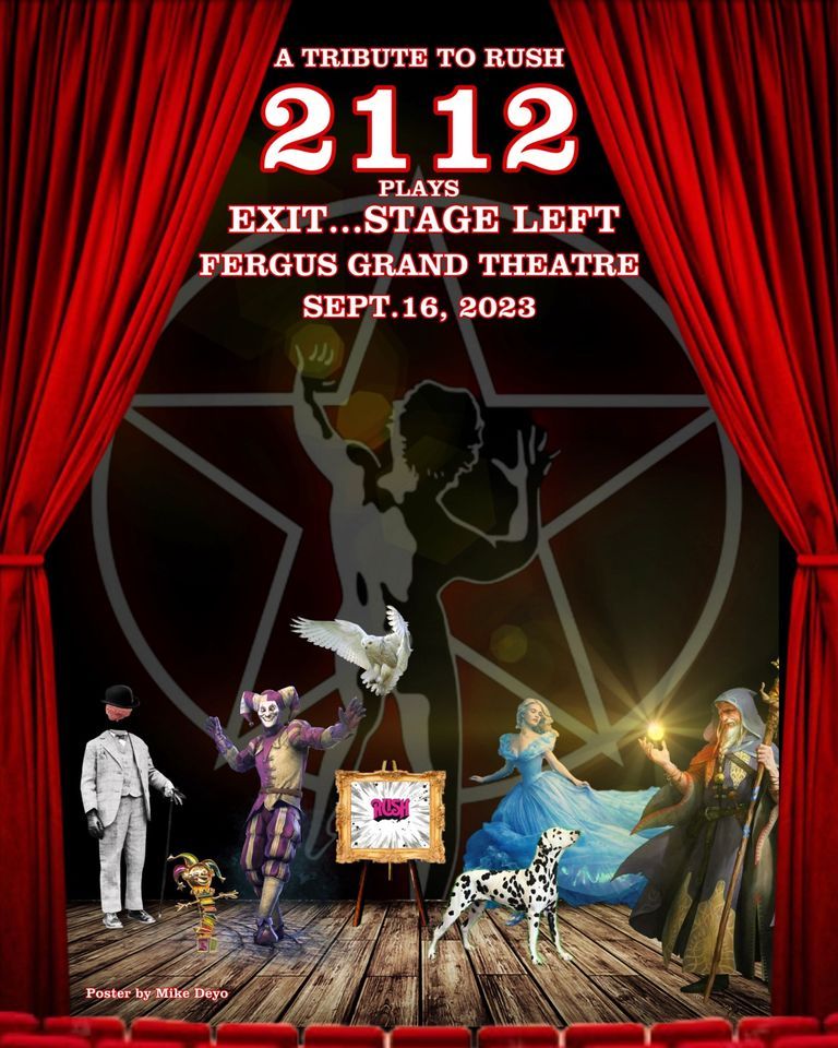 2112 A Tribute To Rush plays The Fergus Grand Theatre , Fergus Grand ...