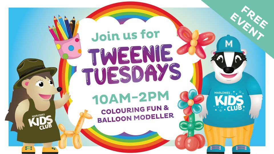 Tweenie Tuesdays - Balloon Modeller and Colouring ?, Marlowes Shopping ...