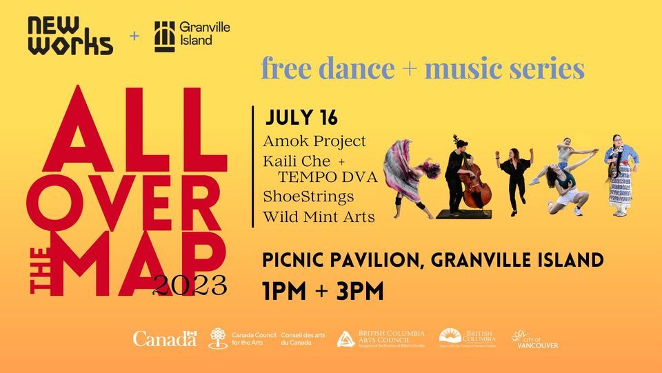 All Over the Map 2023 | July 16 , Granville Island, Vancouver, 16 July ...