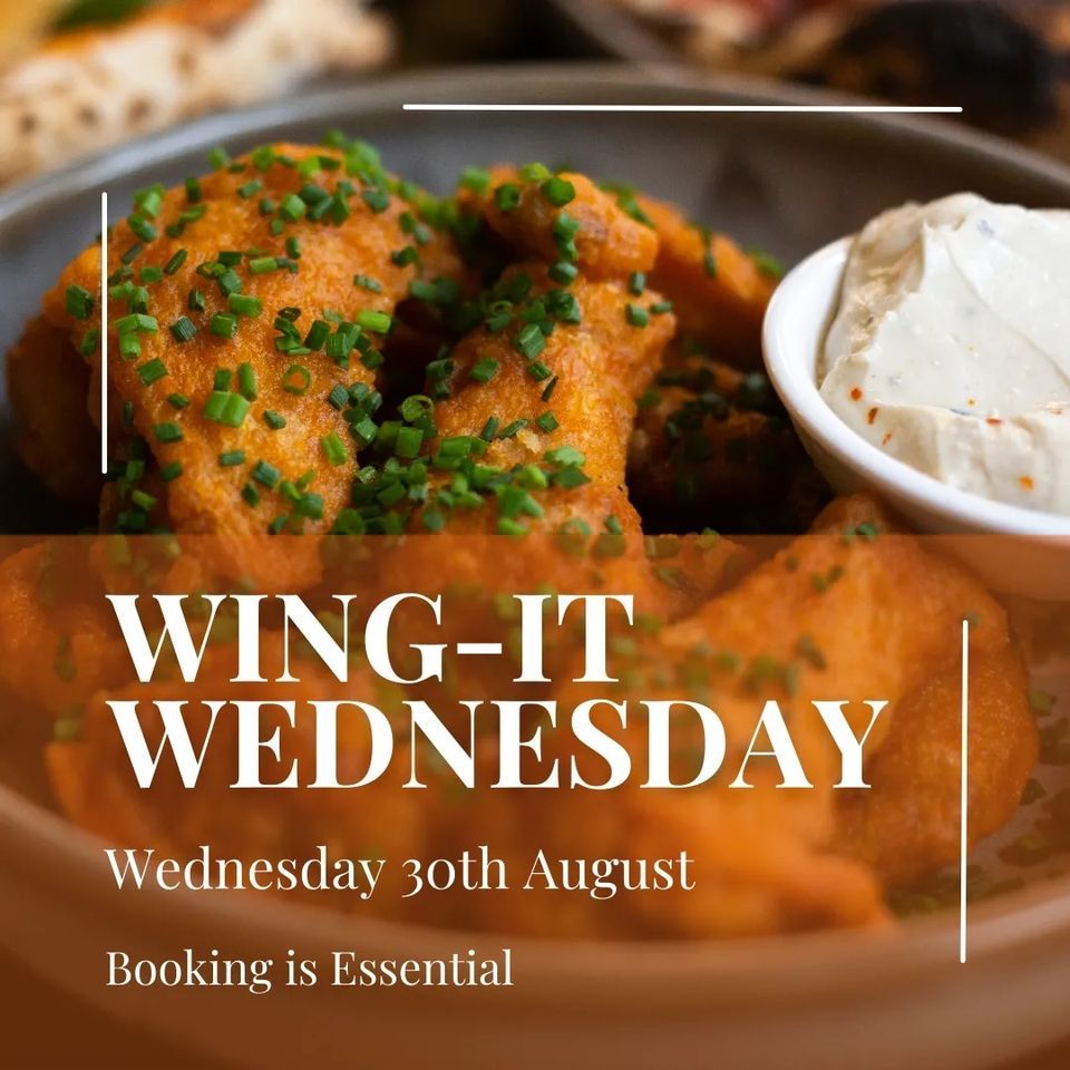 Wing-it Wednesday , flintsocialwellington, 30 August 2023 | AllEvents