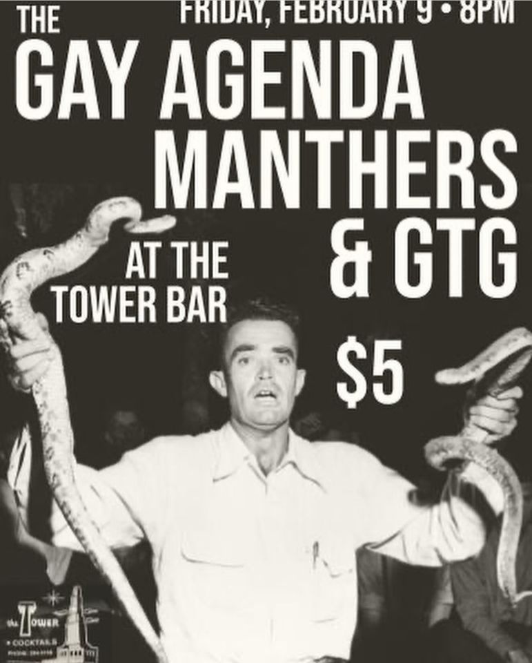 The Gay Agenda, Manthers, GTG @ The Tower Bar, The Tower Bar, San Diego ...