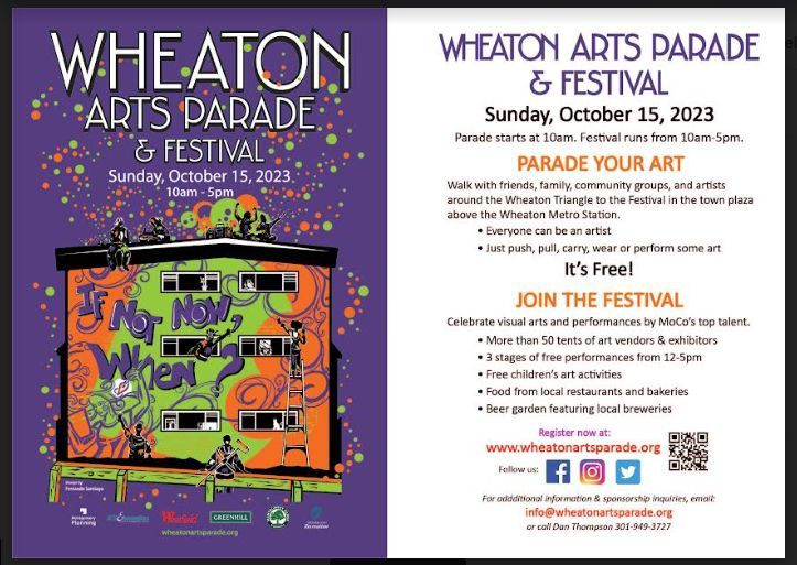 Wheaton Arts Parade & Festival, Marian Fryer Town Plaza, White Oak ...