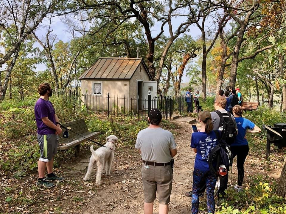 Hiking at Indian Lake County Park, St. Maria Goretti Young Adults ...