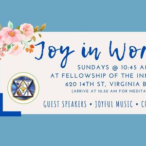 Joy In Worship, Speaker Rev. Anthony Reese, Fellowship Of The Inner ...