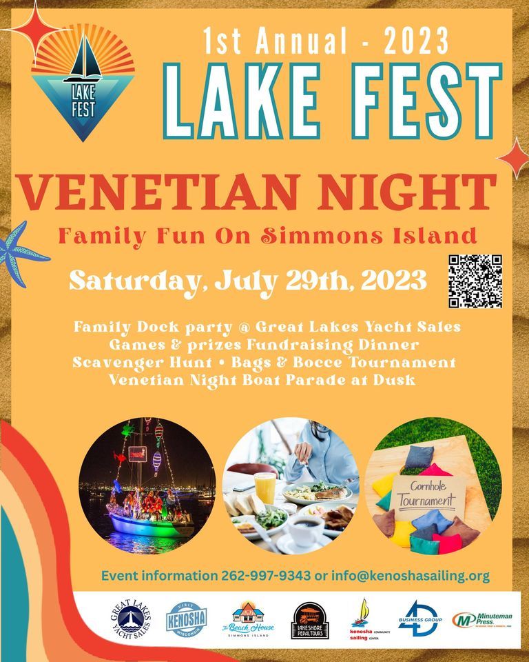 Lake Fest Venetian Night Boat Parade & Fundraiser Dinner (Kenosha ...