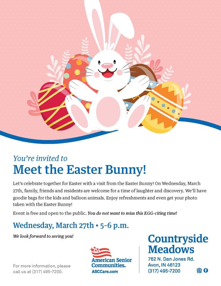 Easter Celebration-Meet the Easter Bunny!, Countryside Meadows, Avon ...