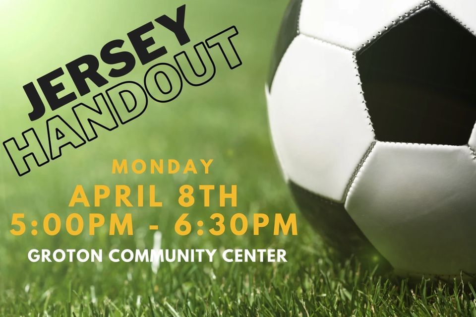 Jersey Handout, Groton Community Center, 8 April 2024 | AllEvents.in