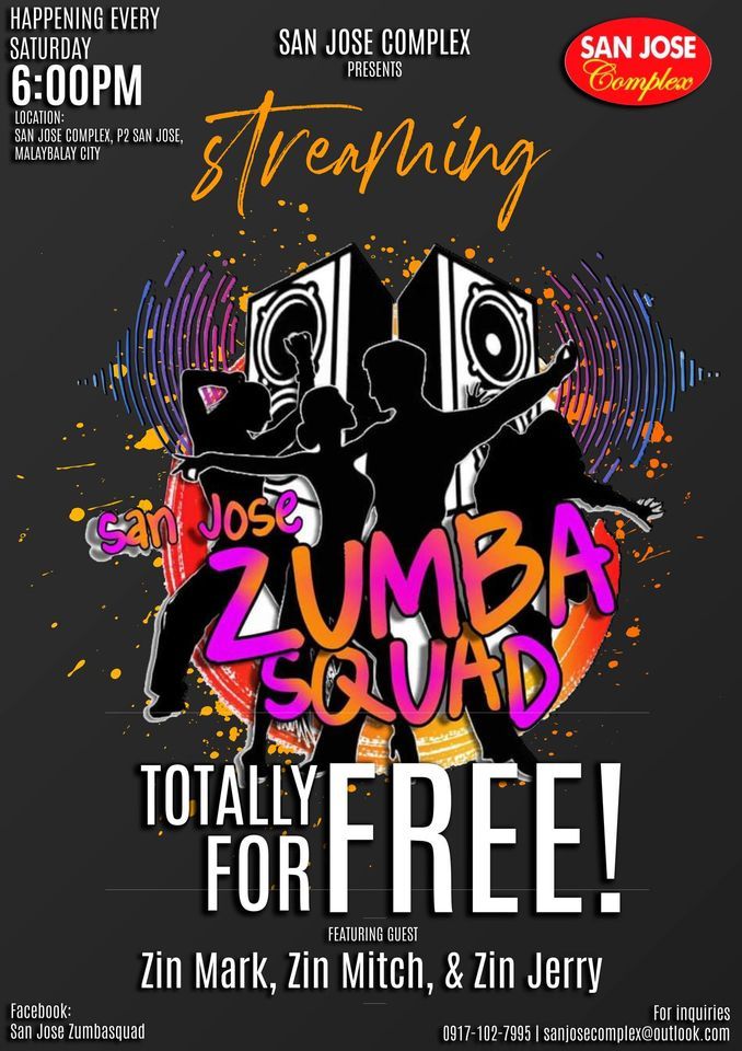 San Jose Zumba Class FREE, San Jose Complex, Malaybalay City, Davao, 5 ...