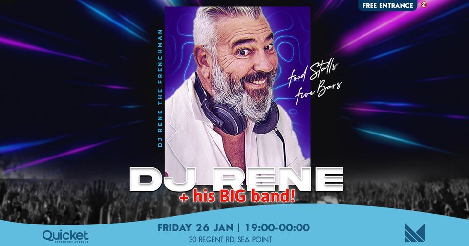DJ Rene The Frenchman + his BIG band, Mojo Market, Cape Town, 26 ...