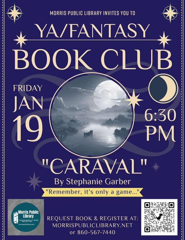 Young Adult and Fantasy Book Club, 3d Friday of each month, Morris ...