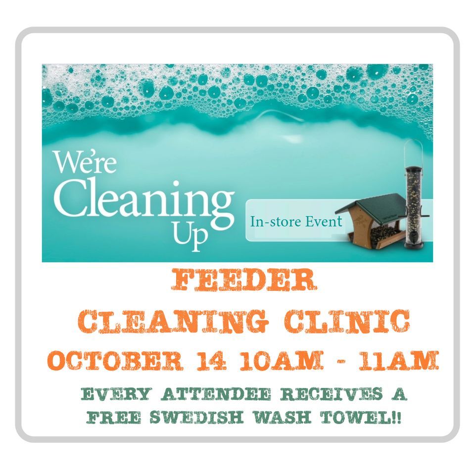 Feeder Cleaning Clinic, Wild Birds Unlimited (12320 Barker Cypress Road ...