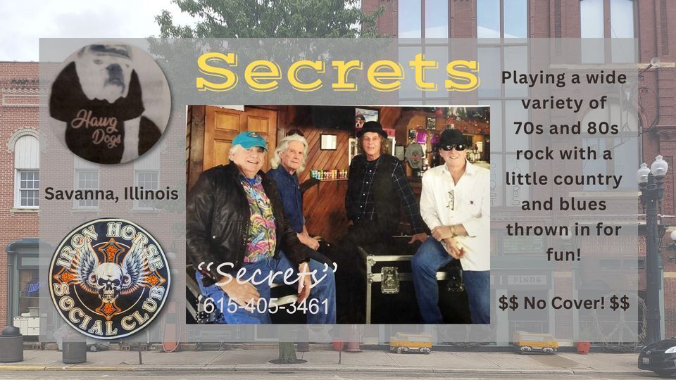 Secrets @ Hawg Dogs, Savanna IL, Hawg Dogs, Savanna, 18 February 2024 ...