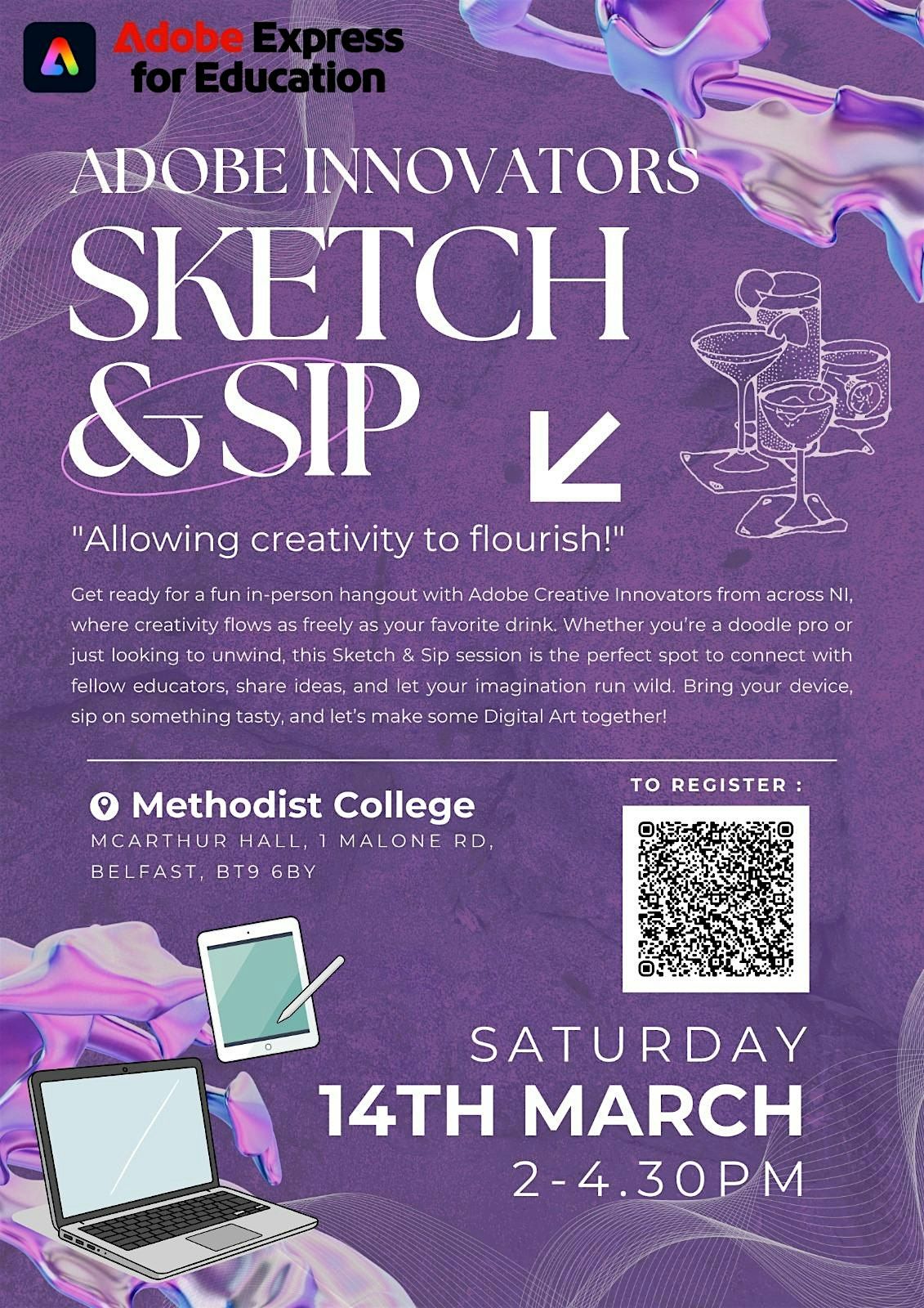 Adobe Creative Educator- Sketch & Sip Meet Up, Methodist College ...