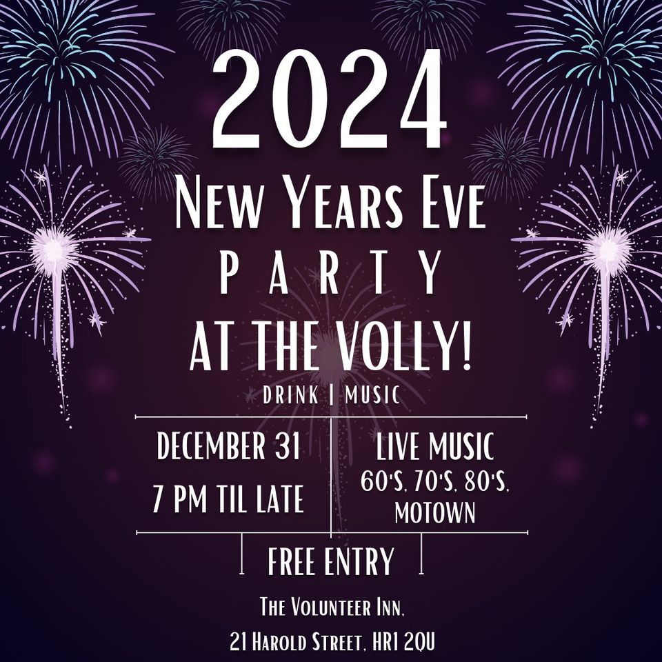 New Years at The Volly!, 21 Harold Street, Hereford, HR1 2QU, 31 ...