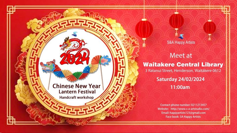 Chinese New Year Handcraft Workshop, Waitākere Central Library ...