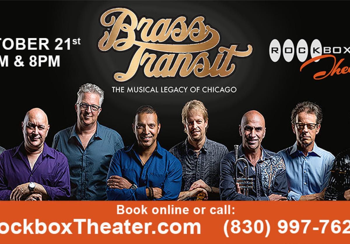 Brass Transit - Chicago Tribute, Rockbox Theater, Fredericksburg, 21 ...