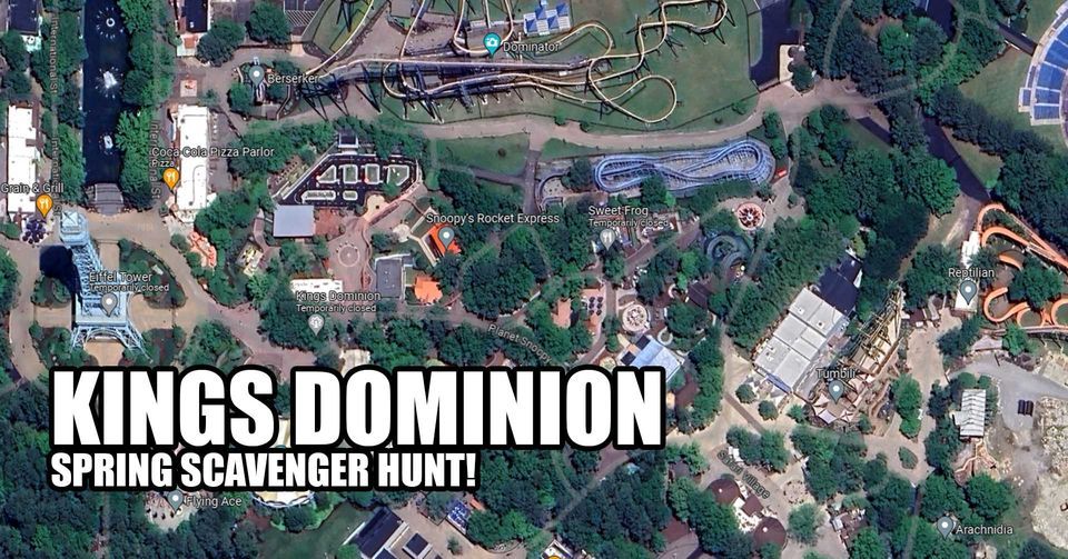 Happily Ever Novaks Spring KD Scavenger Hunt!, Kings Dominion, Doswell ...