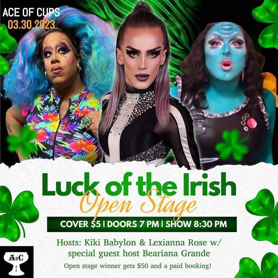Open Stage Drag: Luck of The Irish, 2619 N. High St. Columbus OH 43202 ...