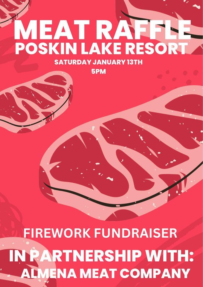 Meat Raffle, Poskin Lake Resort, Almena, January 13 2024 | AllEvents.in