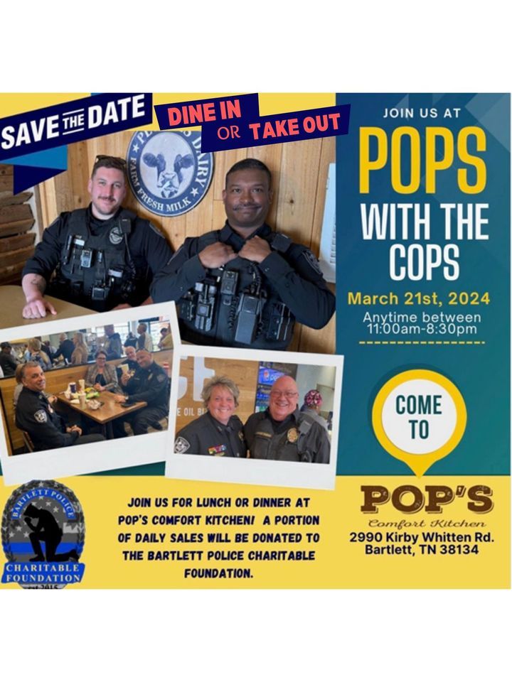 Pops with the Cops, Pop's Comfort Kitchen, Bartlett, March 21 2024 ...