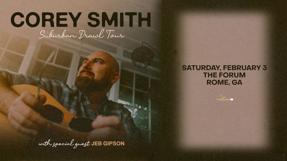 Corey Smith with Jeb Gipson, Forum River Center, Rome, February 3 2024 ...