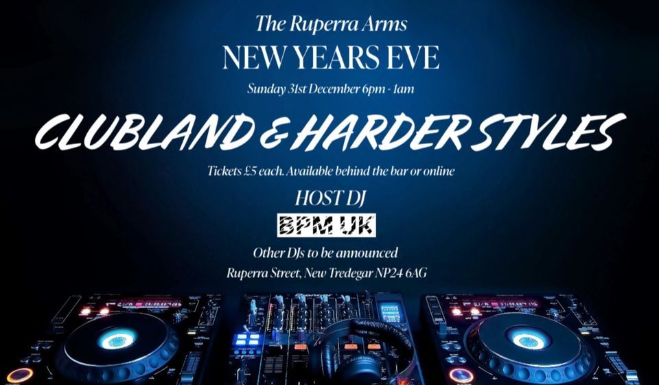 Clubland & Harder Styles, The Ruperra Arms, Ebbw Vale, 31 December 2023 ...