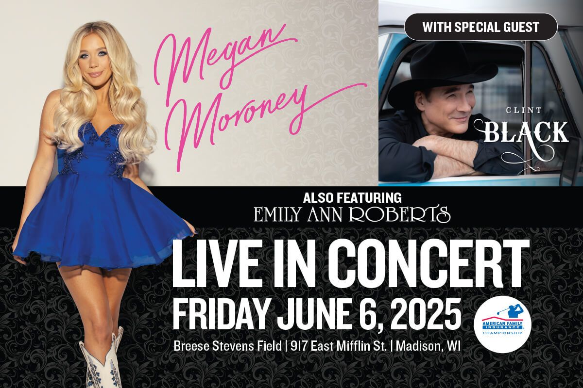 Megan Moroney, Clint Black, and Emily Ann Roberts, Breese Stevens Field ...