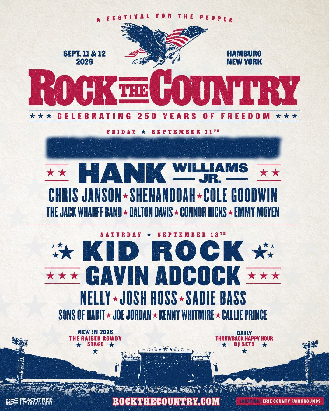 Rock The Country: Kid Rock Hank Williams Jr. & Gavin Adcock - 2 Day ...