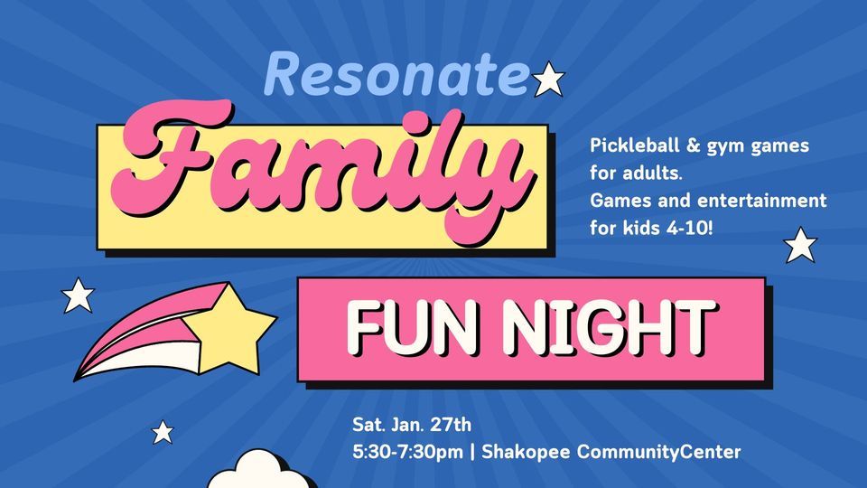 Family Fun Night, Shakopee Community Center, 27 January 2024 | AllEvents.in