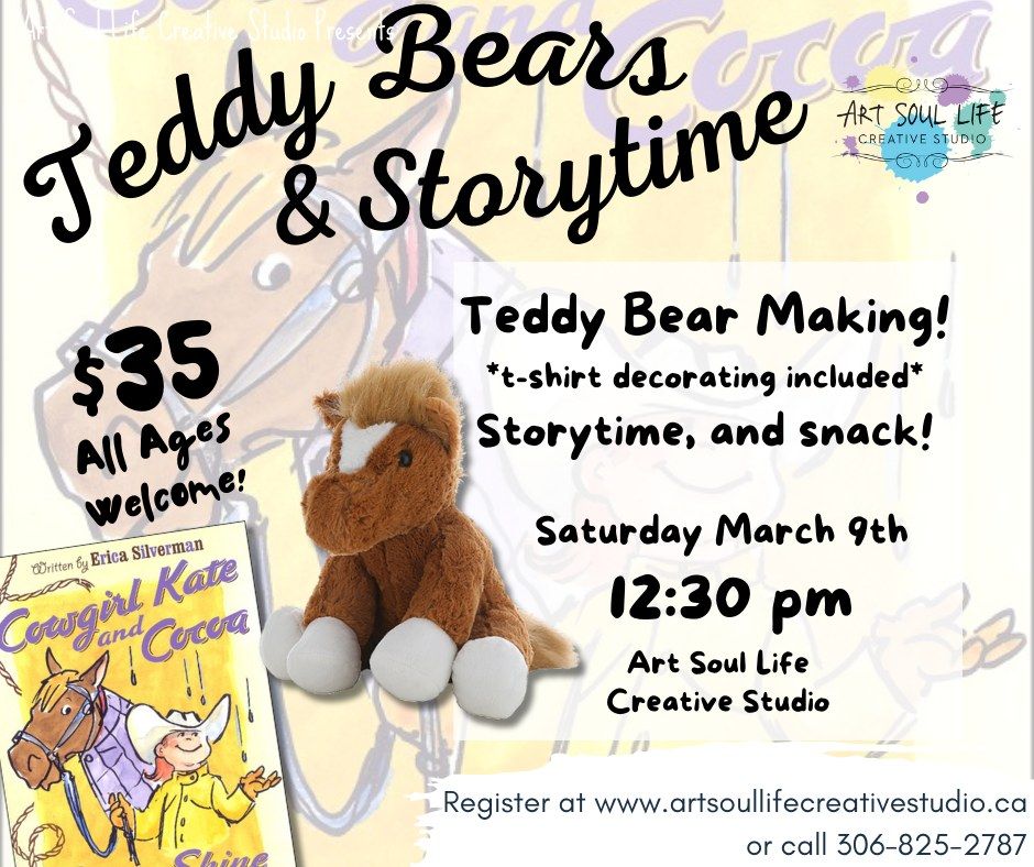 Teddy Bears and Storytime!, ART SOUL LIFE Creative Studio, Lloydminster ...